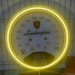 Lamborghini Neon Clock, Lamborghini Wall Clock, Speedometer Wall Clock ...