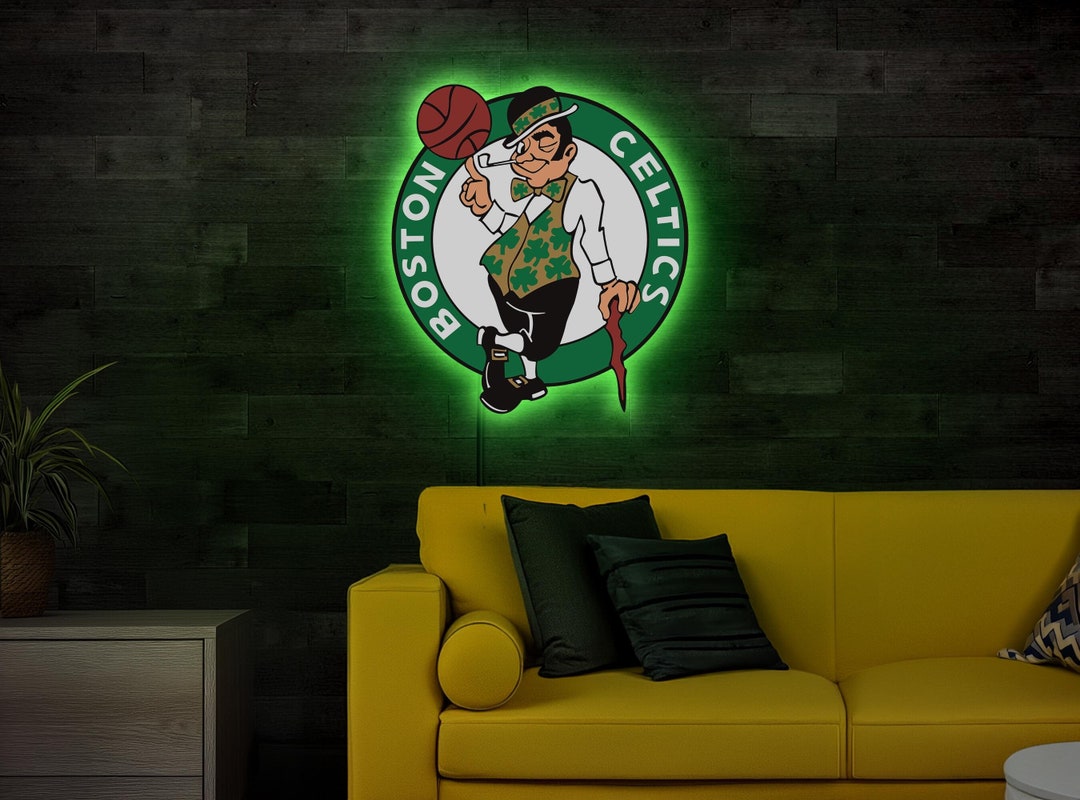 Boston Celtics Neon Sign, Boston Celtics Logo, Boston Celtics Led Sign ...