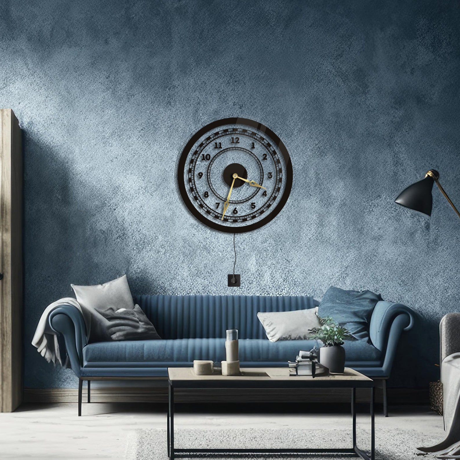 Neon Wall Clock, Wall Clock With Led Light, Wall Clock With Numbers ...