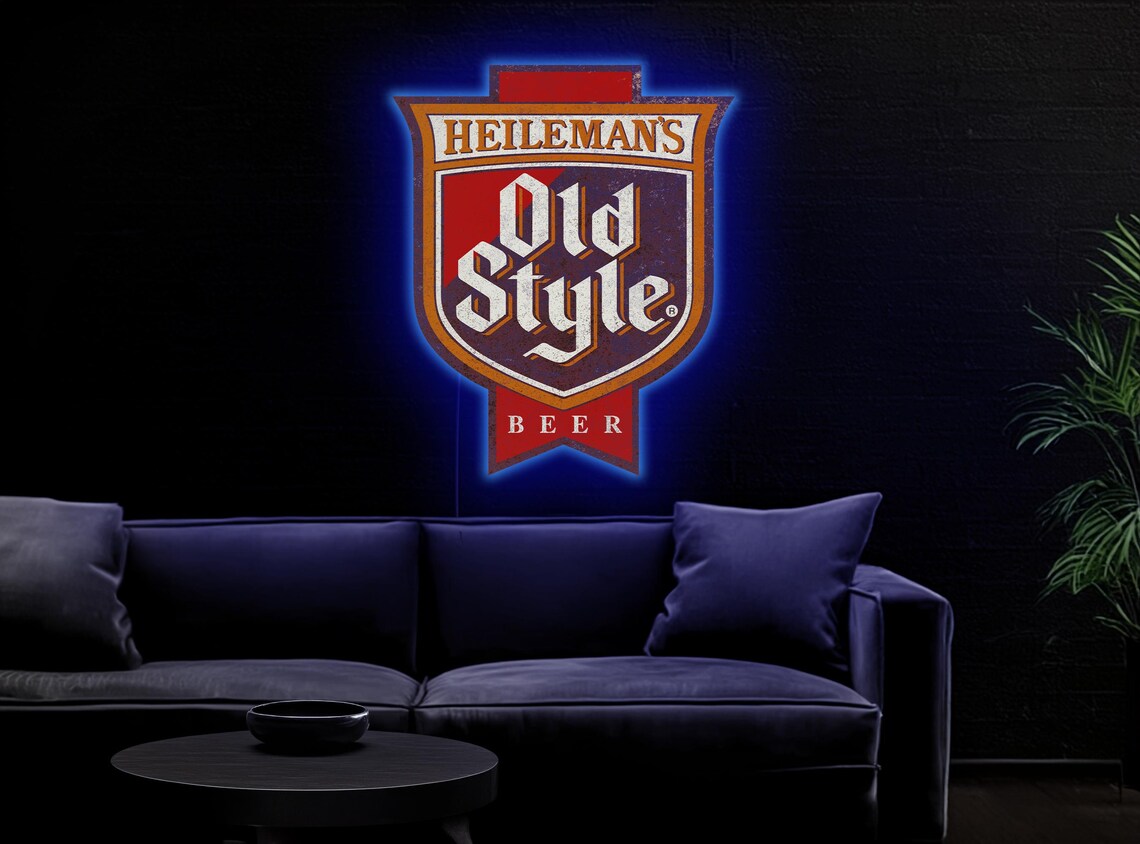 Heileman's Old Style Neon Sign, Old Style Beer Sign, Beer Neon Sign ...