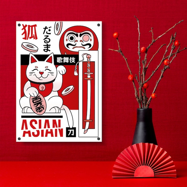 Asian Lucky Poster - Etsy