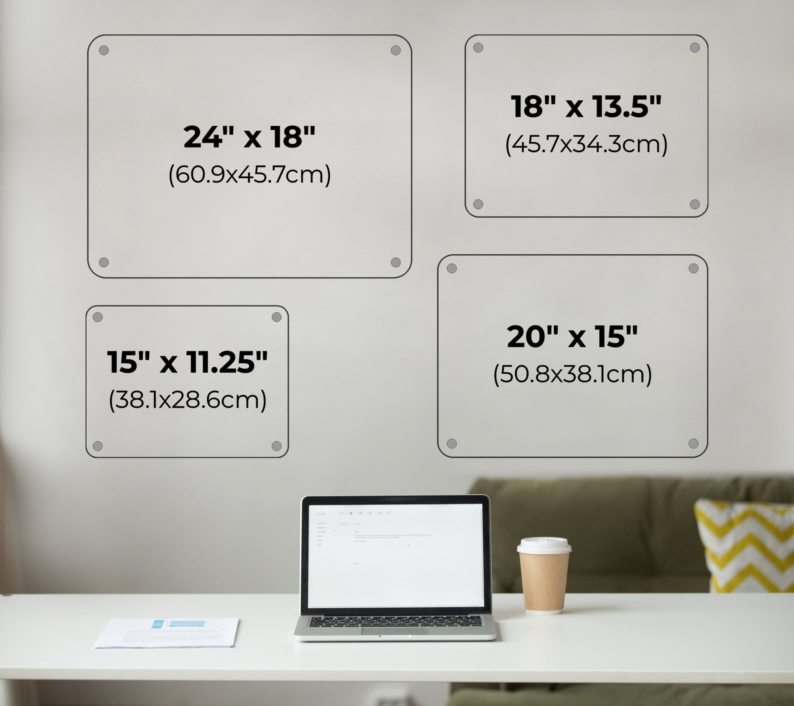 Custom Monthly Calendar Custom Acrylic Calendar White Text - Etsy