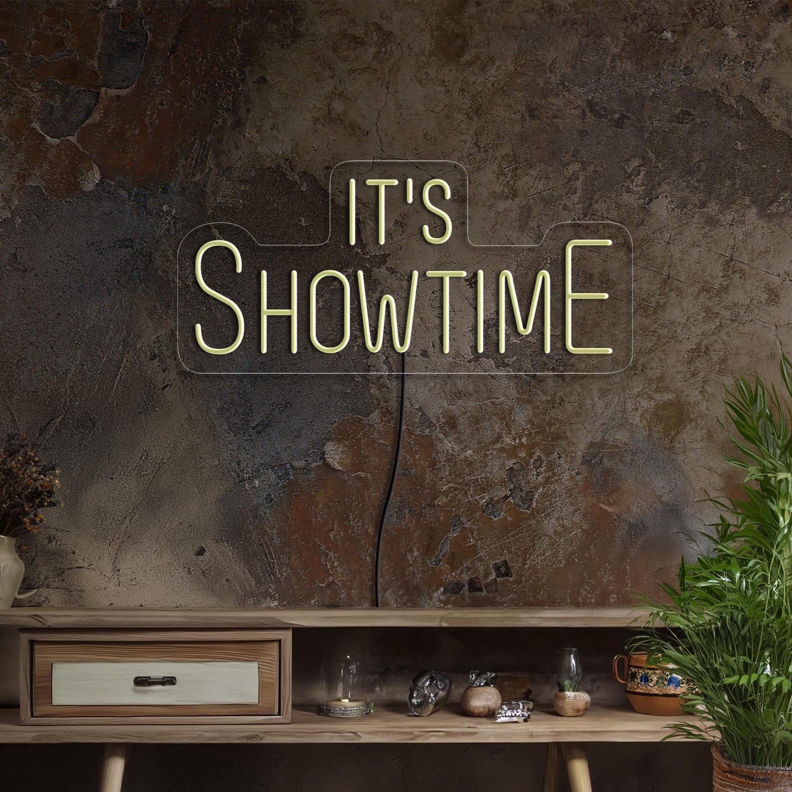 It's Showtime Neon Sign, Halloween Neon Sign, Spooky Neon Sign ...