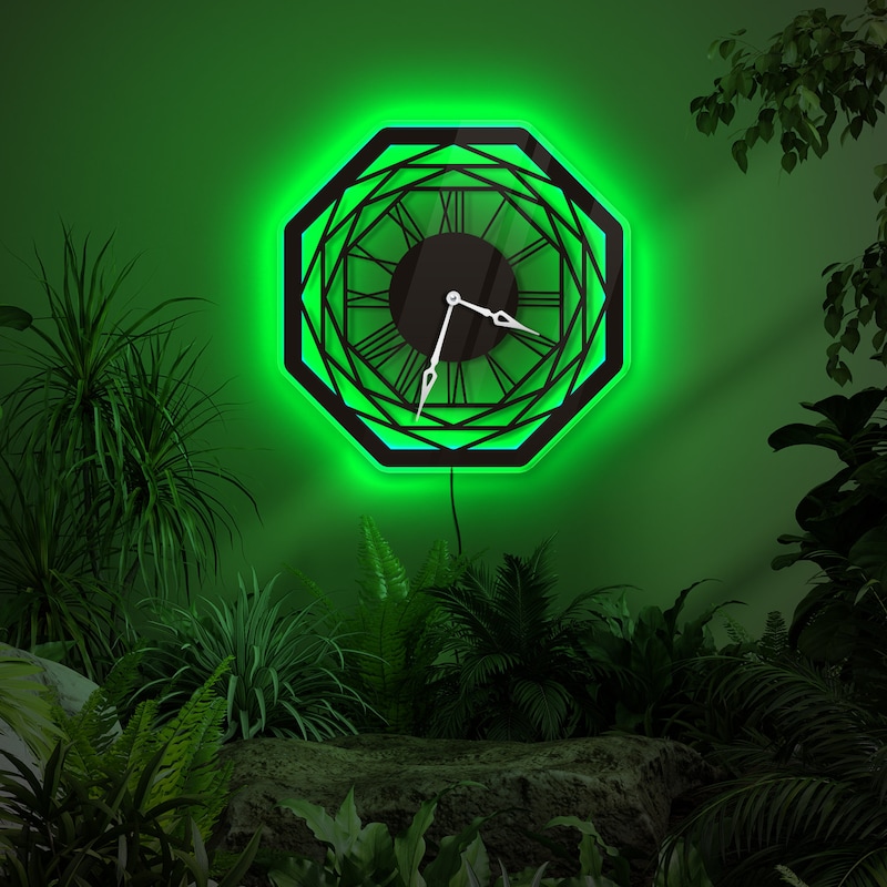 Acrylic Clock - Etsy