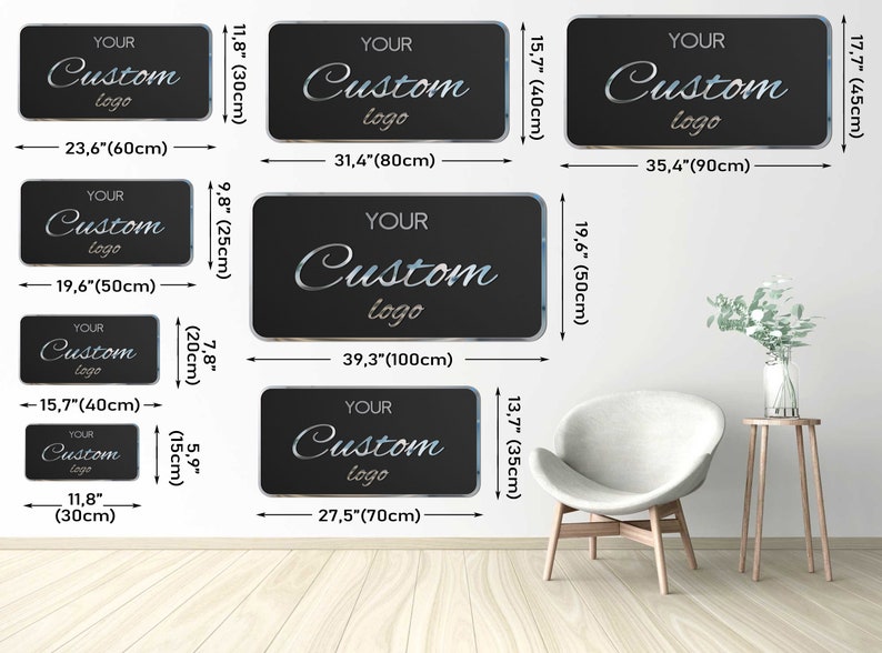 Custom Business Logo Sign Custom Acrylic Sign Business - Etsy