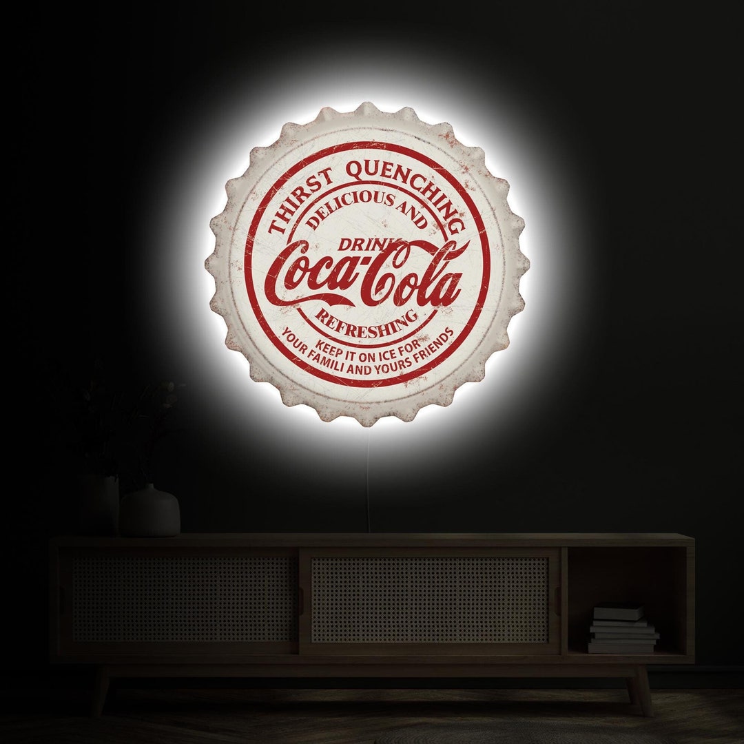 Coca Cola Led Sign, Coca Cola Logo, Coke Light Sign, Coca Cola Neon ...