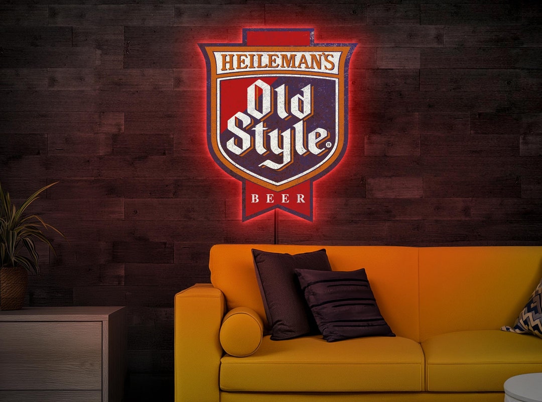 Heileman's Old Style Neon Sign, Old Style Beer Sign, Beer Neon Sign ...