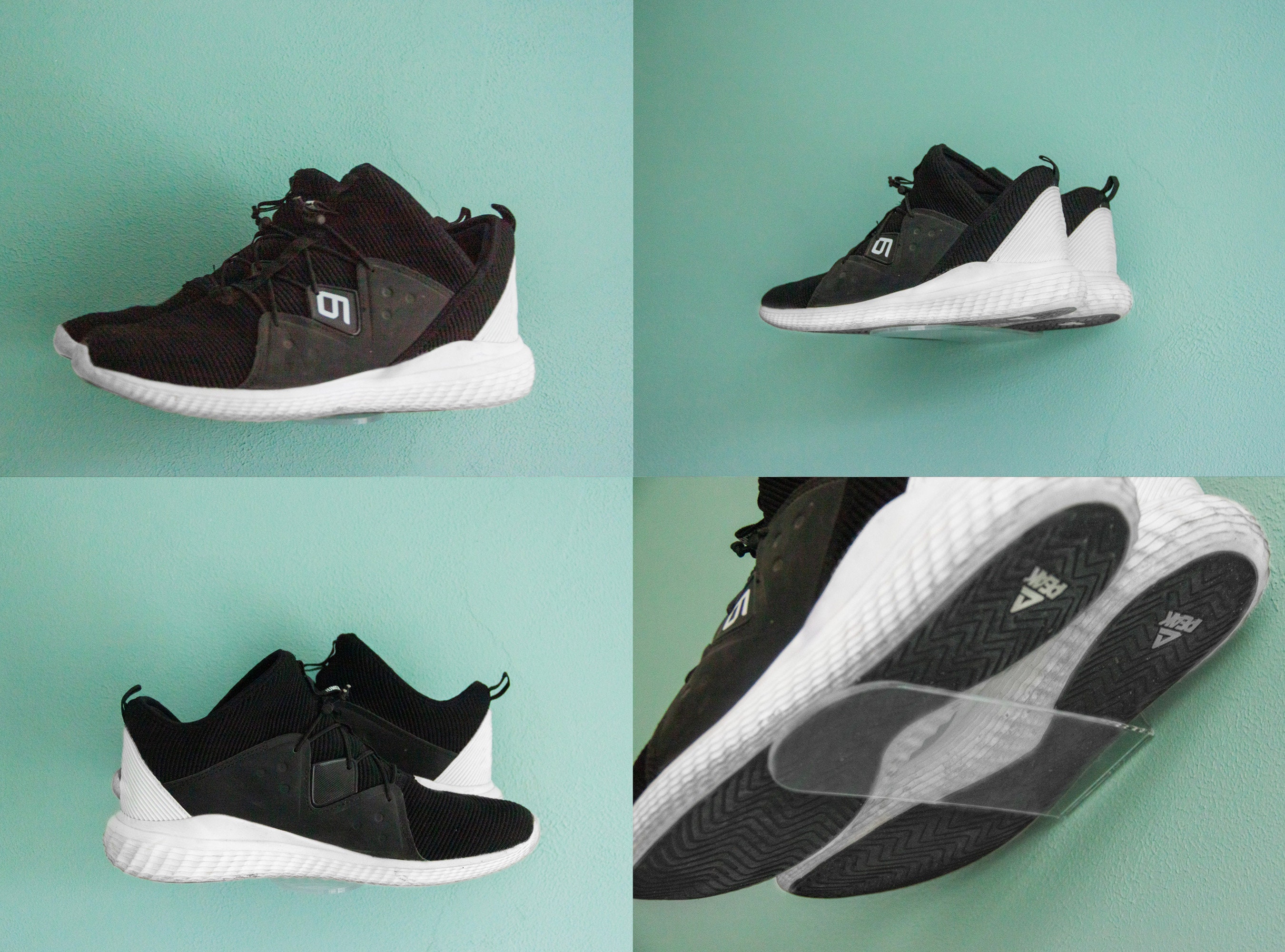 Floating Sneaker Displays Floating Sneaker Shelvesshoe Wall - Etsy UK