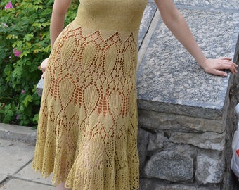 Wedding Dress Knitting Pattern | Etsy