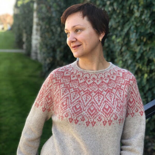 Border Fair Isle Scarf Knitting Pattern - Etsy Canada