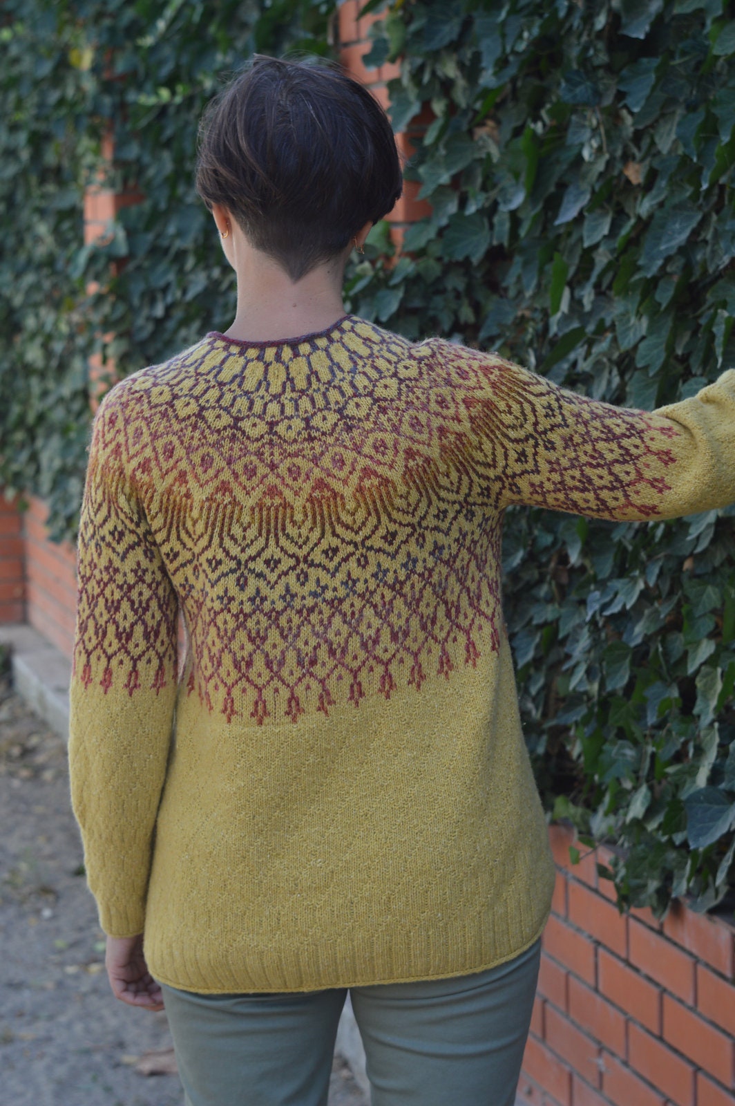 PDF Sweater Pattern Nordic Fair Isle Sweater Wool Diy Sweater Icelandic ...