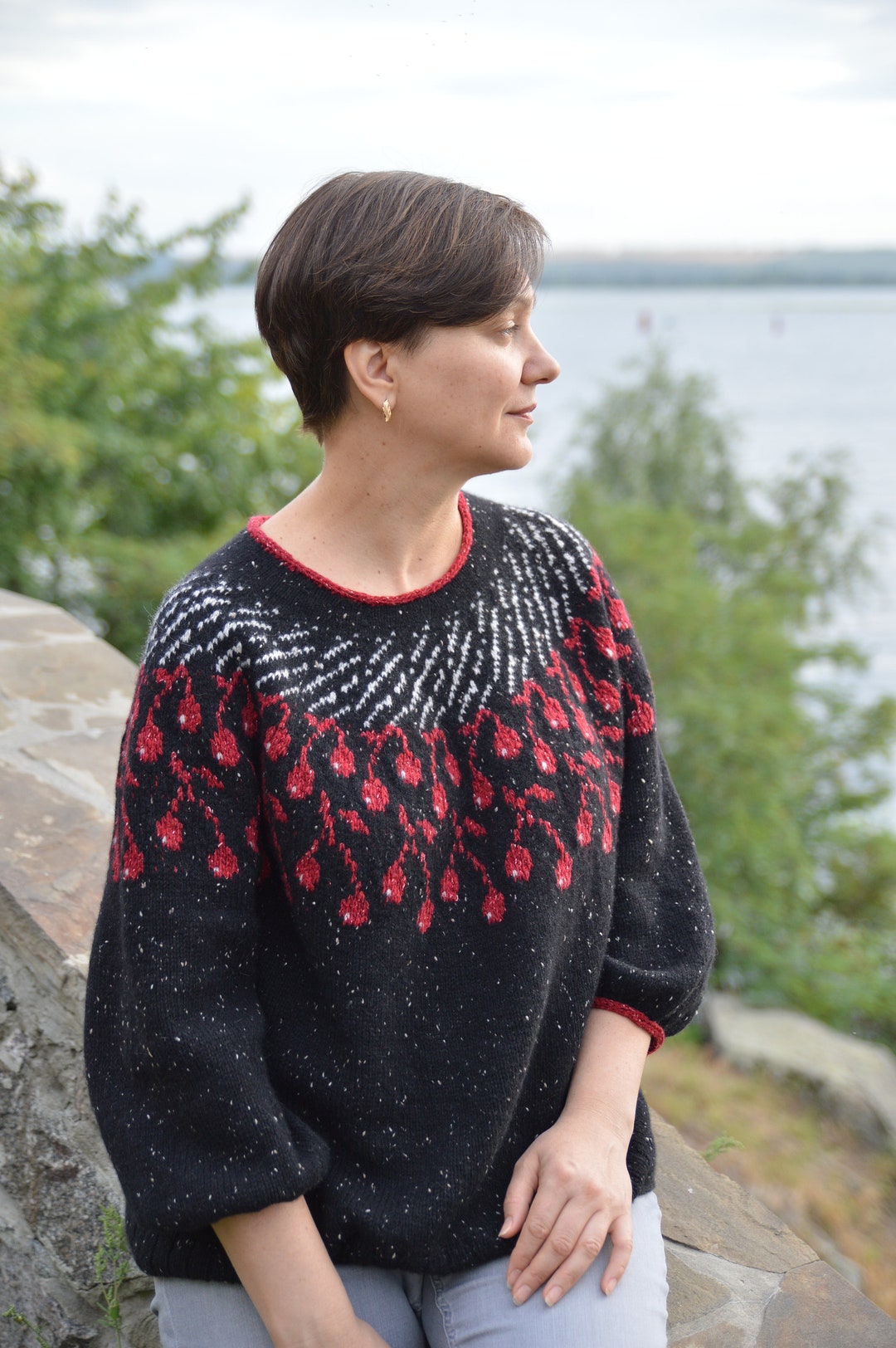 PDF Sweater Pattern Nordic Fair Isle Sweater Pattern Wool Sweater Diy ...