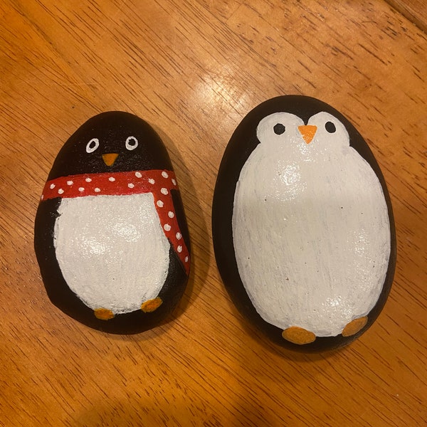 Christmas Painted Rocks - Etsy