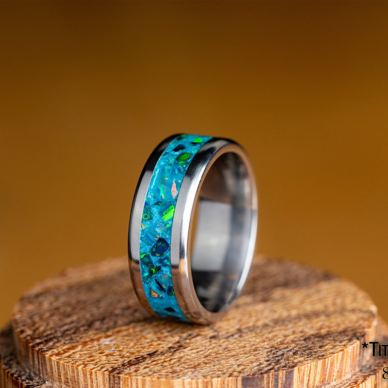 Aqua Ring - Etsy