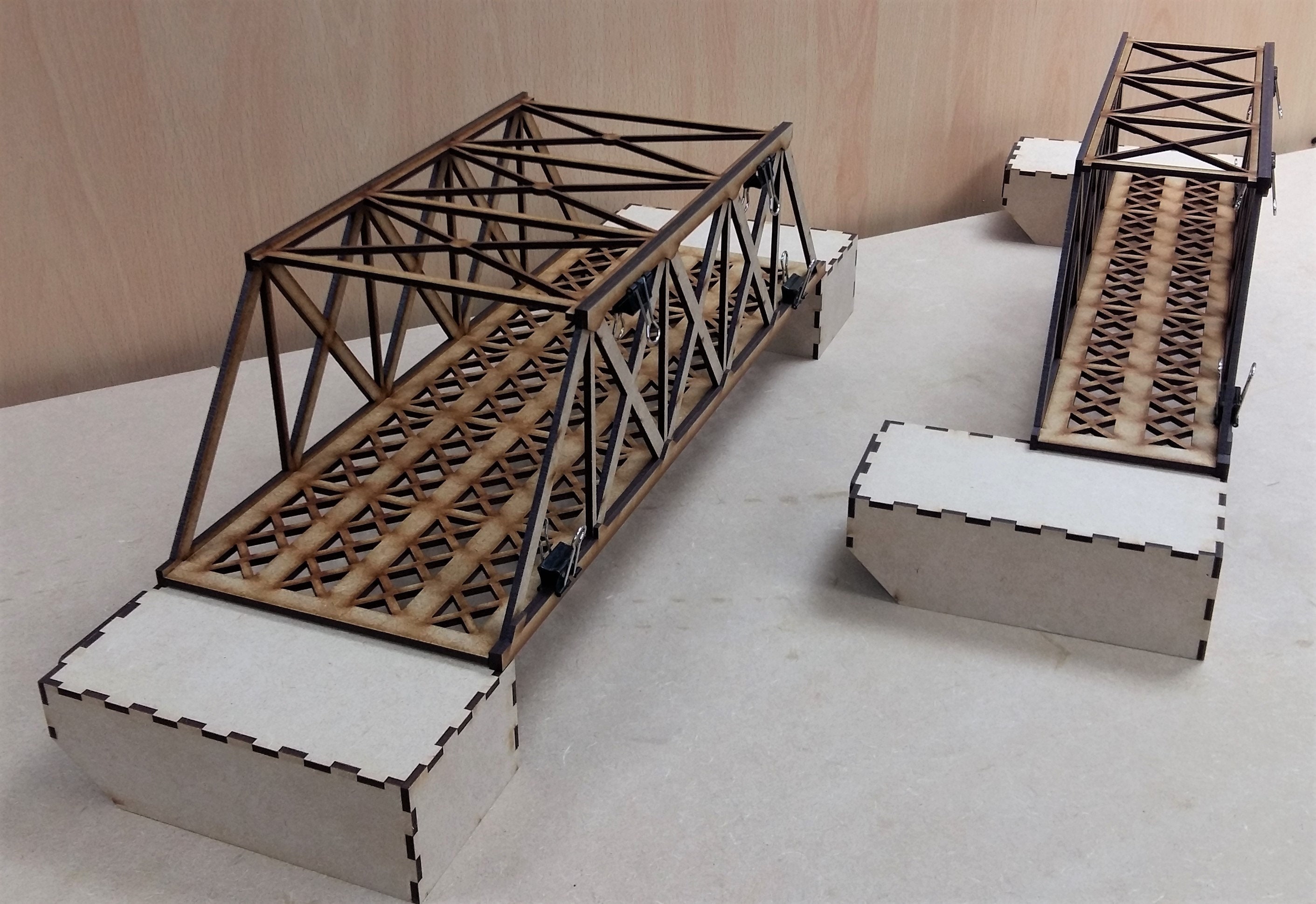 OO/HO Gauge Girder Bridge Kit, Single and Dual Track Model Kits - Etsy UK