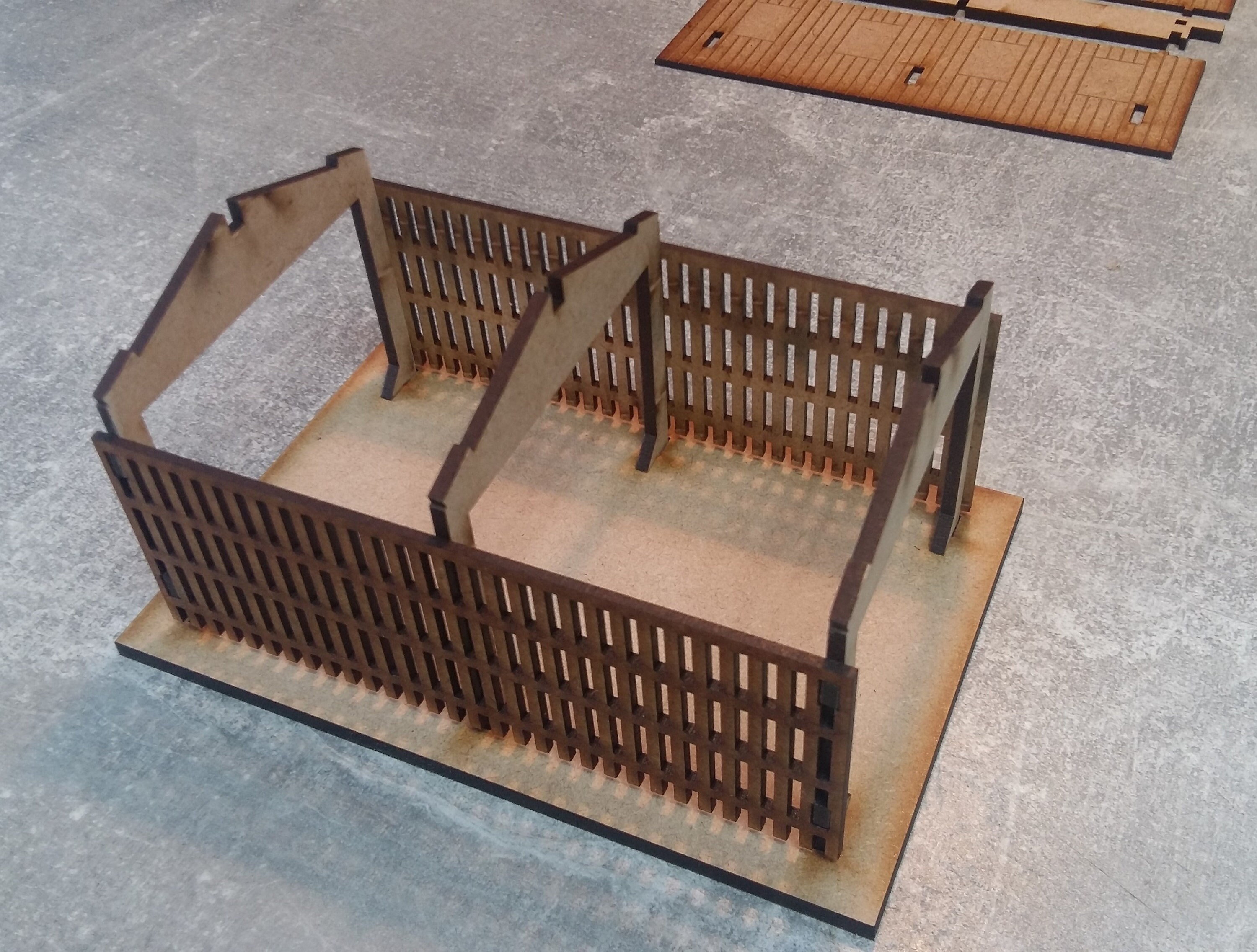 OO HO Gauge Model Railway: Slat Sided Equipment / Farm Shed Kit - Etsy