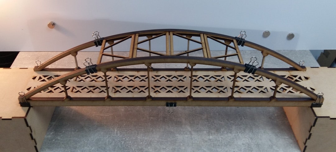 OO/HO Gauge, Single Track Arch, Bowstring Bridge Kit - Etsy Österreich
