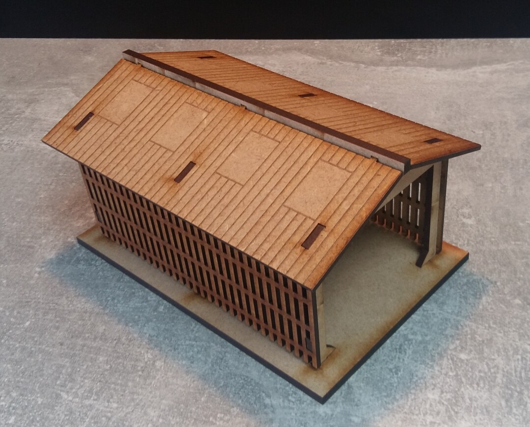 OO HO Gauge Model Railway: Slat Sided Equipment / Farm Shed Kit - Etsy
