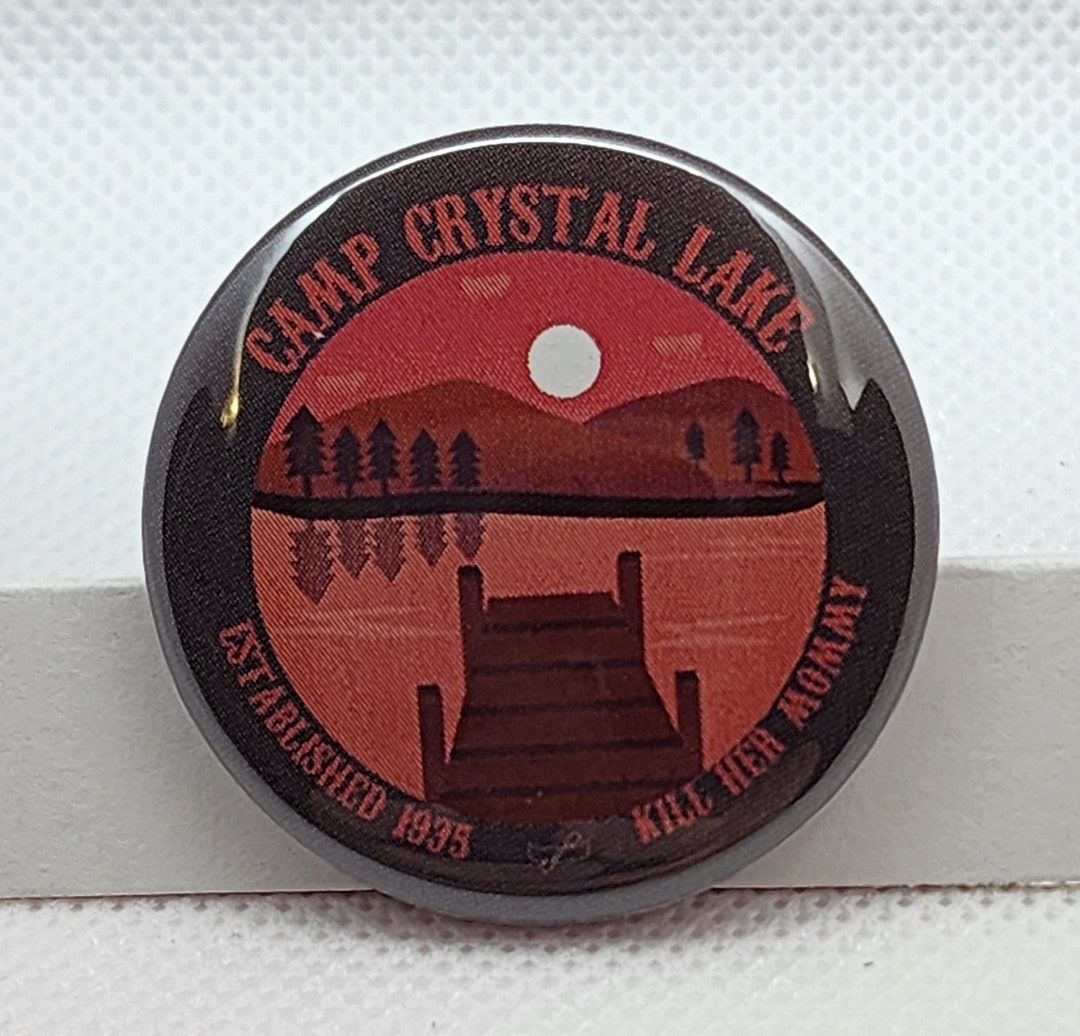 Friday the 13th Button - Jason - Horror Movies - Pinback Button ...