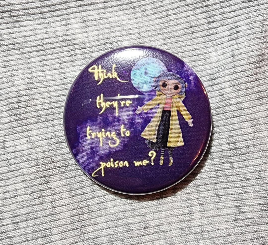 Coraline Button Coraline Doll Button Pinback Button - Etsy