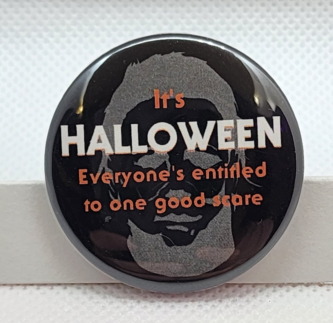 Halloween Button - Michael Myers - Horror Movies - Button - Pinback ...