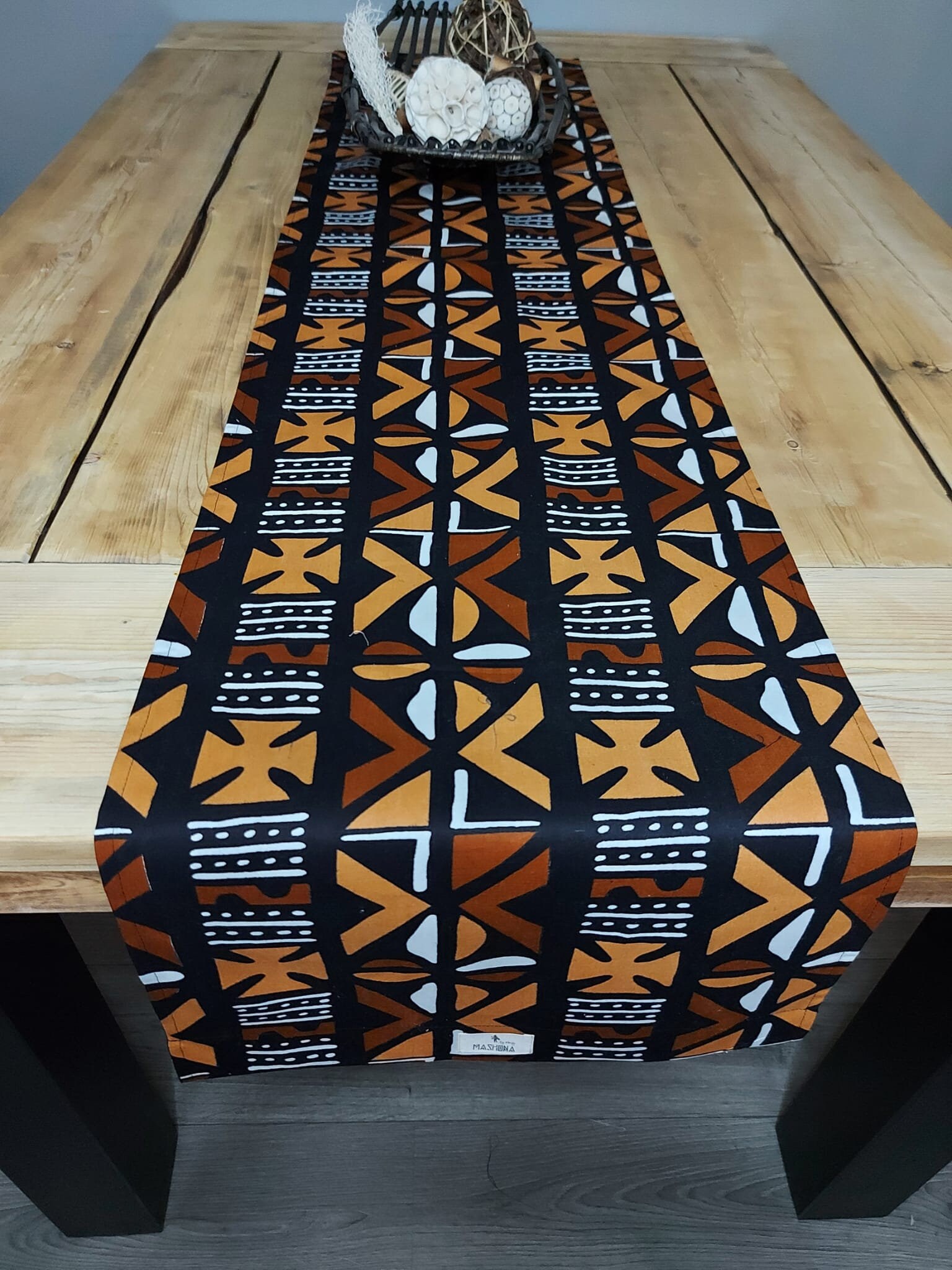 Handmade Table Runner African Print mudcloth - Etsy