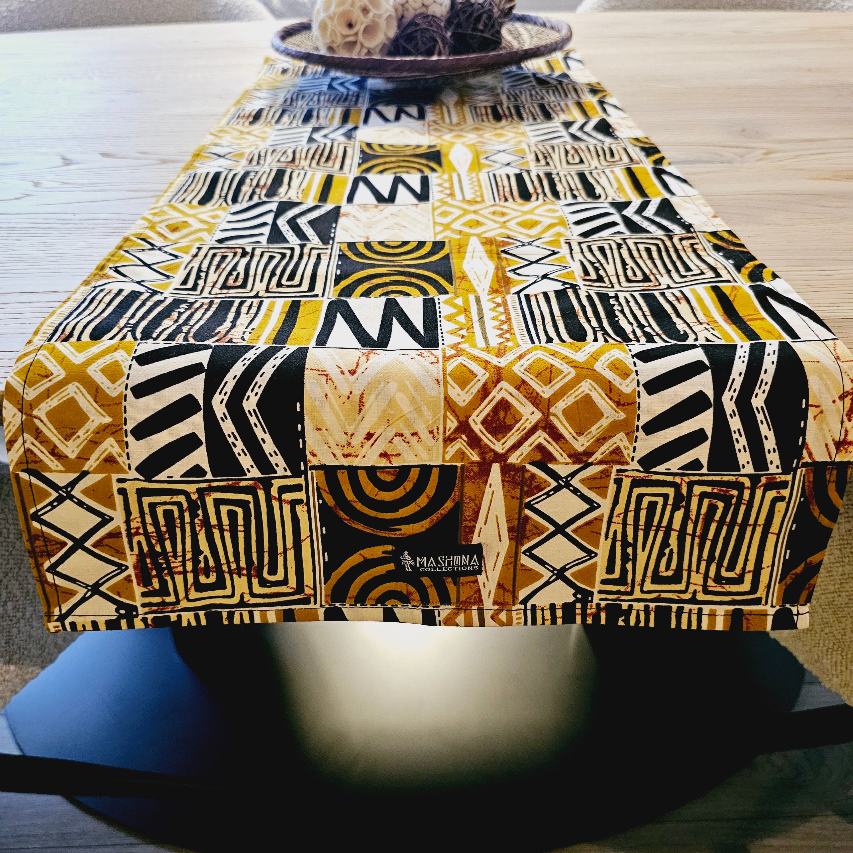 Handmade Table Runner African Print mudcloth - Etsy