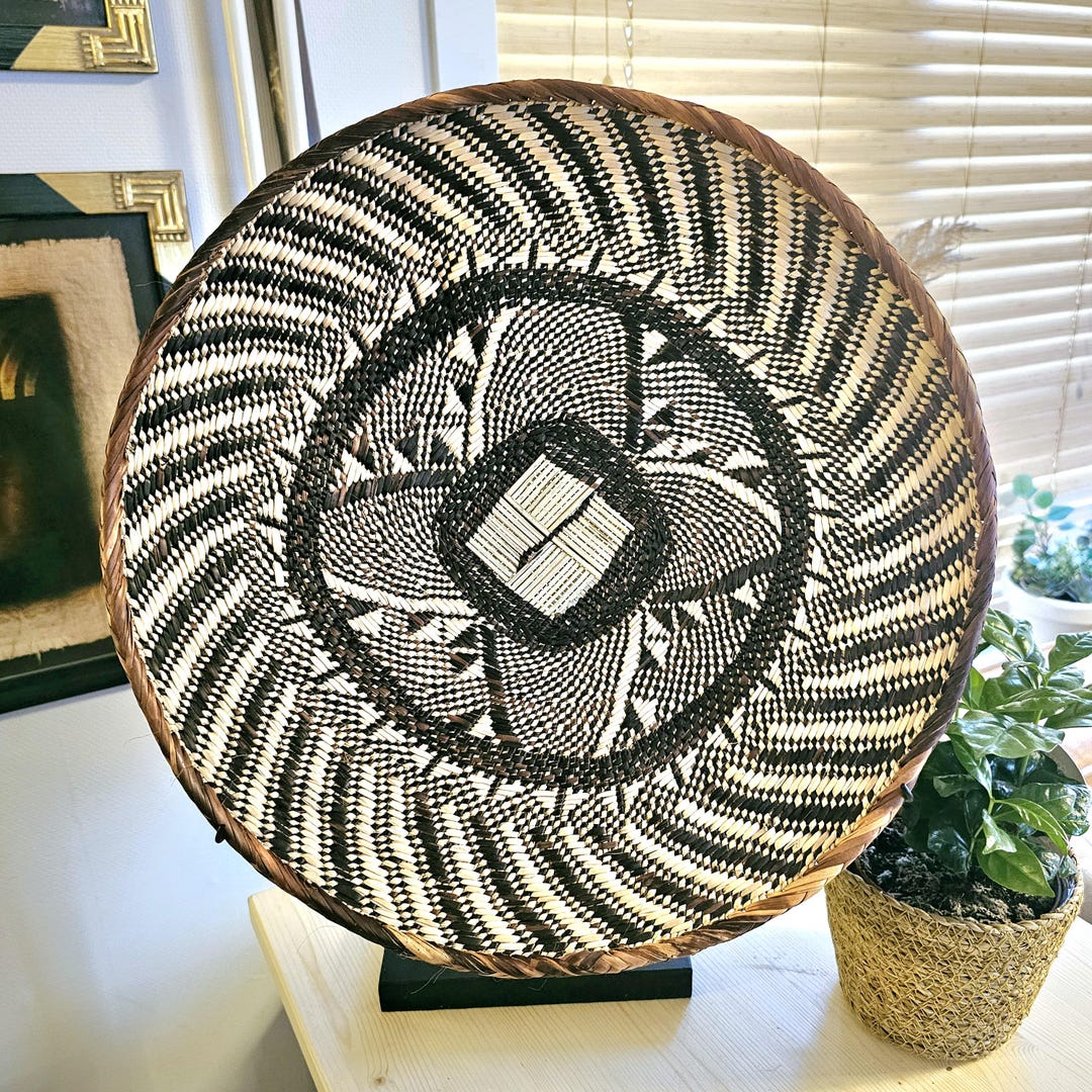 Large Wall Basket | 45cm | Handmade African Wall Baskets | Zimbabwe ...