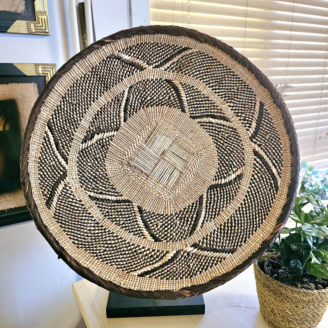 Large Wall Basket | 45cm | Handmade African Wall Baskets | Zimbabwe ...