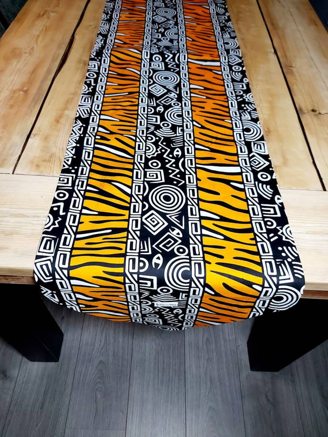 Handmade Table Runner 160cm Cm African Print mudcloth Bogolan Inspired ...