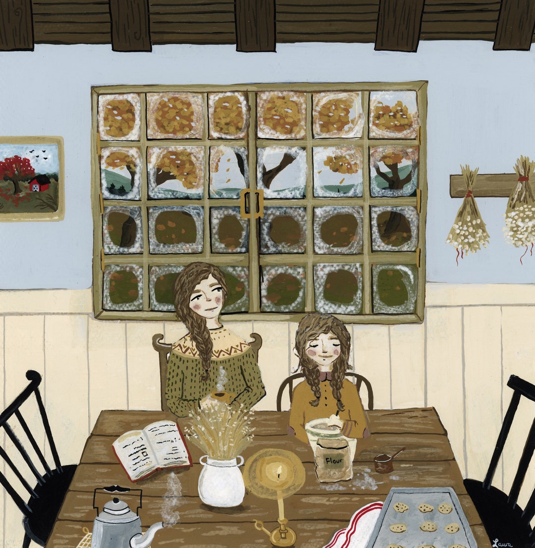 Baking Lesson | 8x8” Print - Etsy