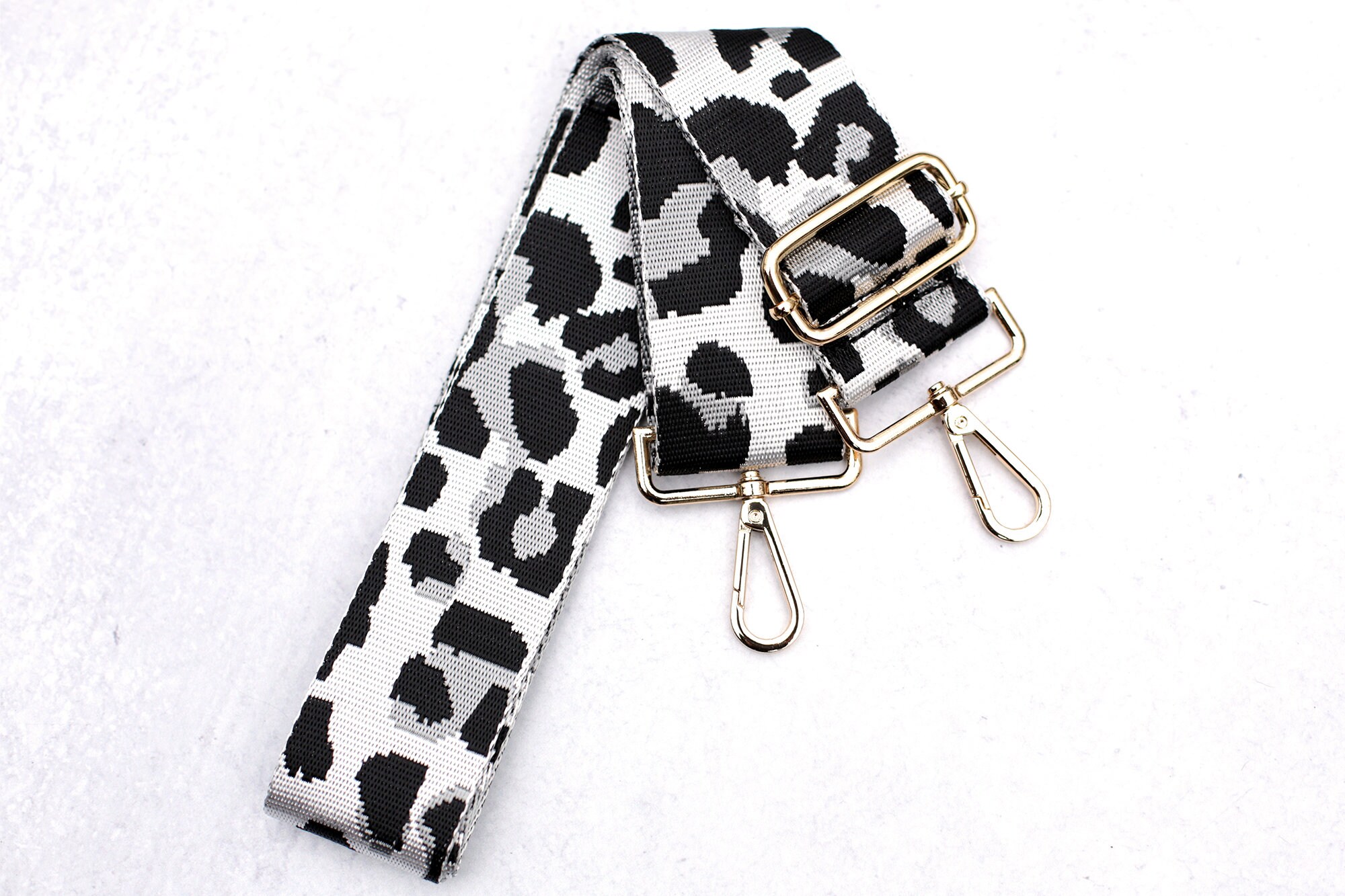 Silver Leopard Print Strap Guitar Strap for Handbag - Etsy
