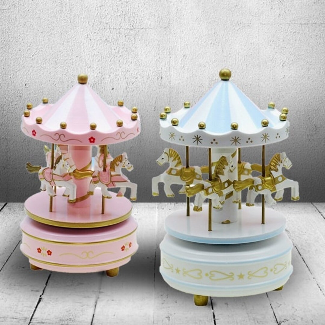 Nostalgic Carousel Music Box, Music Box, Baby Shower Gift,christmas ...