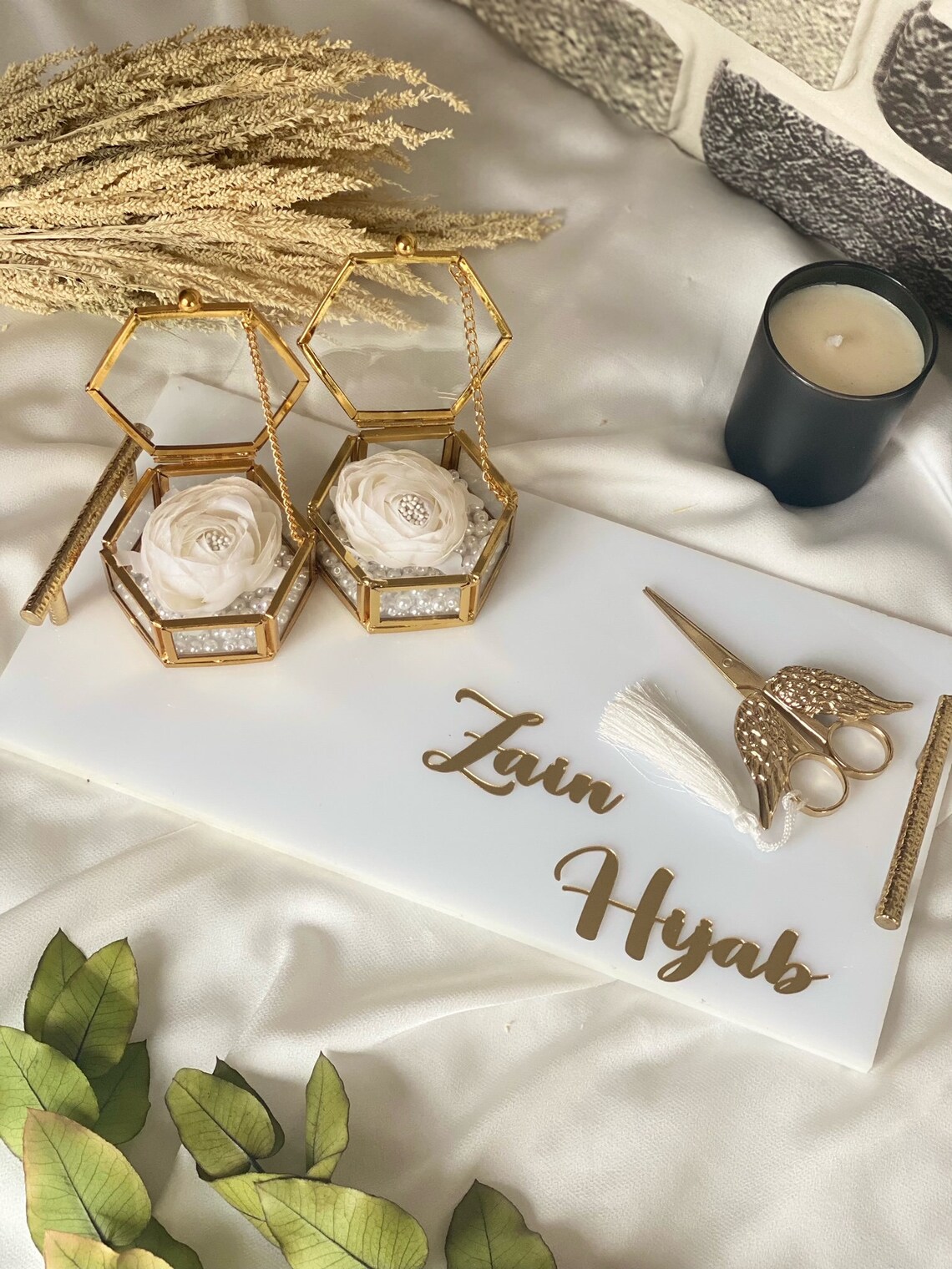 Personalized Nikkah Ring Plate Nikkah Ring Tray Nikkah Ring - Etsy