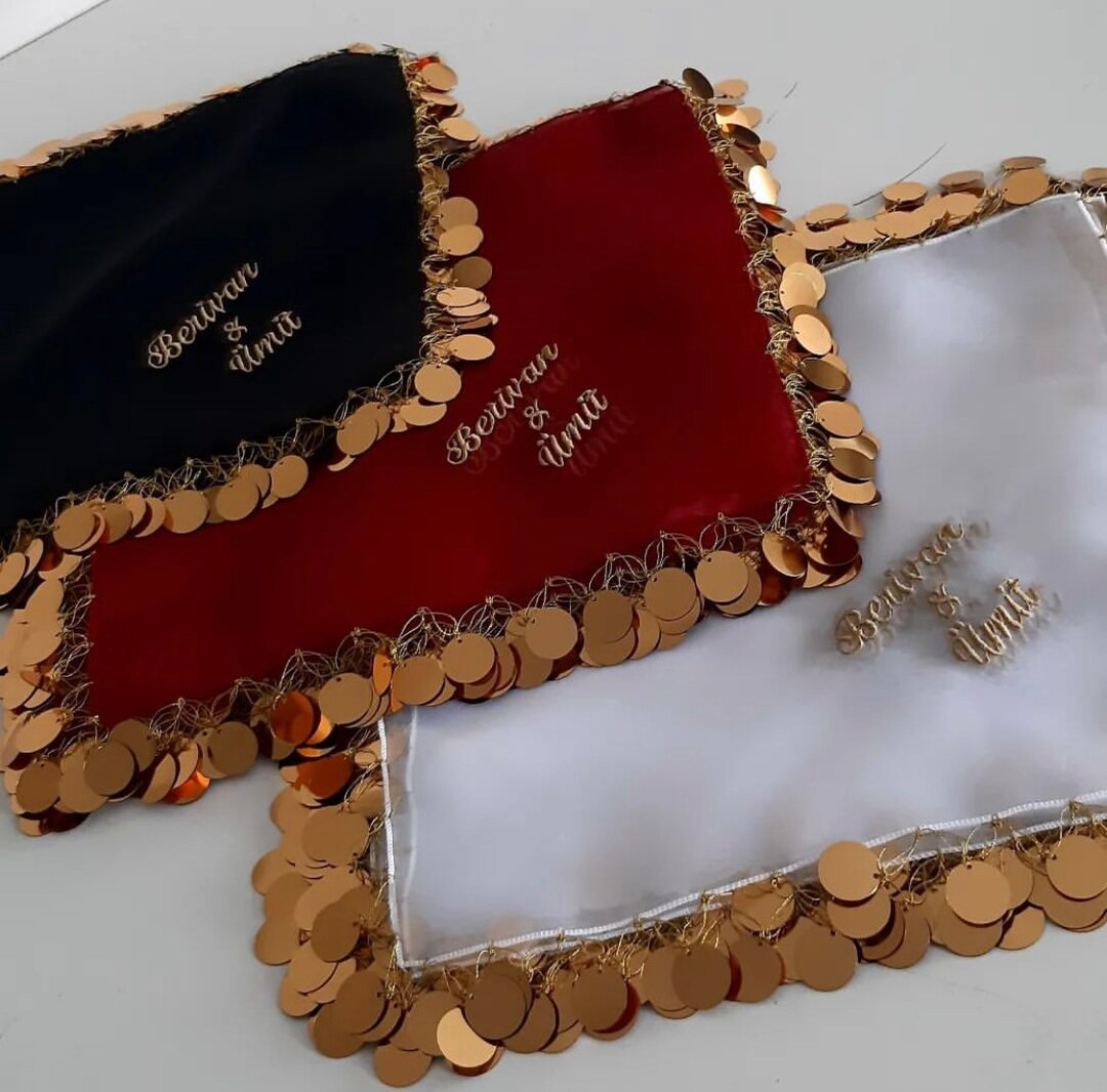 Luxury Sequin Halay Handkerchief,henna Handkerchief,henna Accessory ...