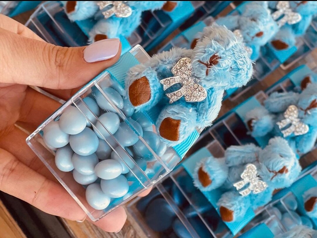 Teddy Bear Baby Shower Gift Boxes, Boy Baby Shower Boxes, Teddy Bear ...