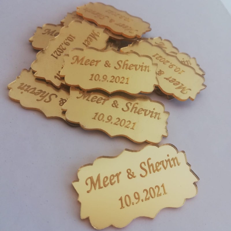 Mirror Tags - Etsy