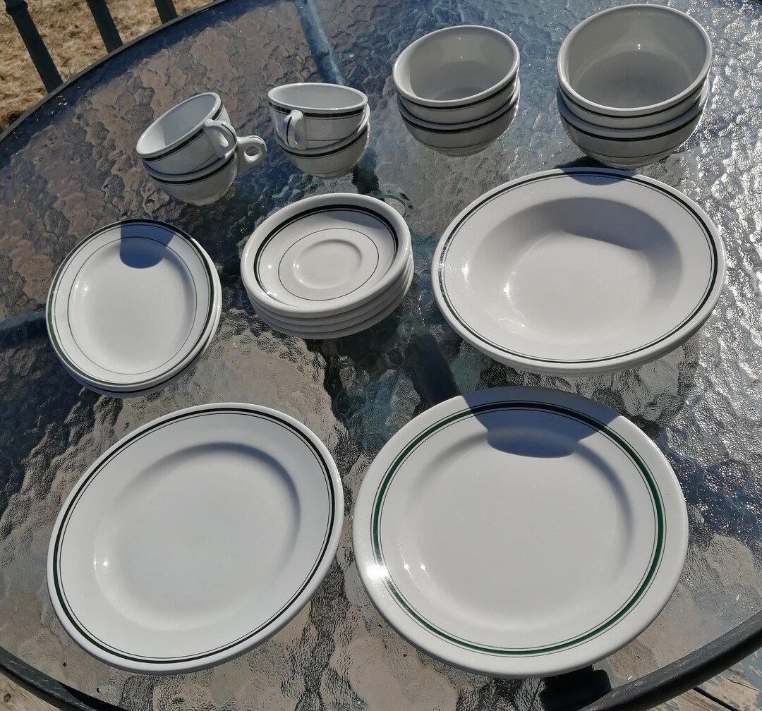 Restaurant Porcelain - Green Model - Vandesca, Grindley, Burslem ...