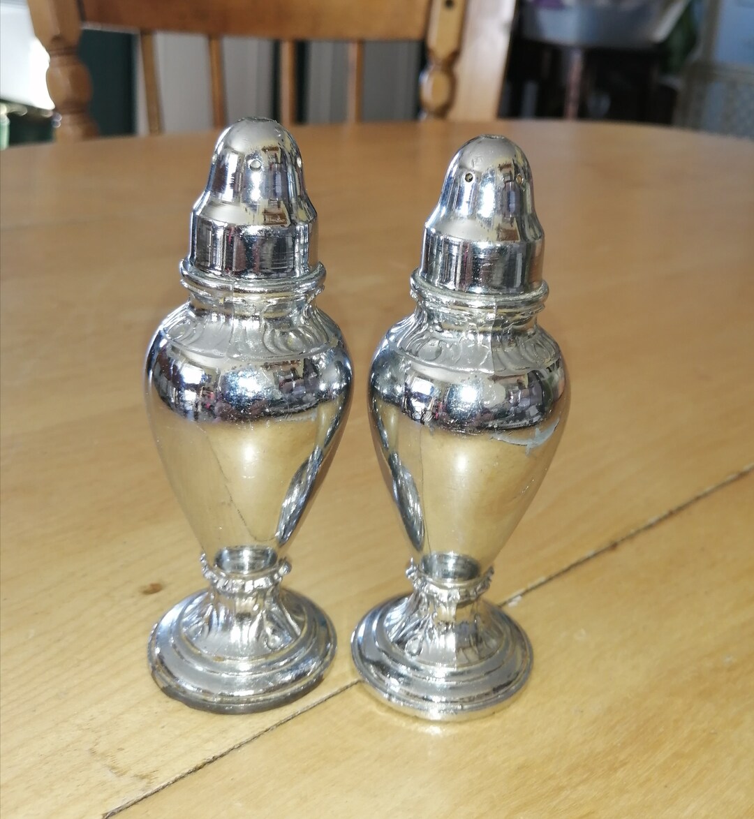 Heavy Metal or Chrome Heavy Metal Salt Shaker - Etsy