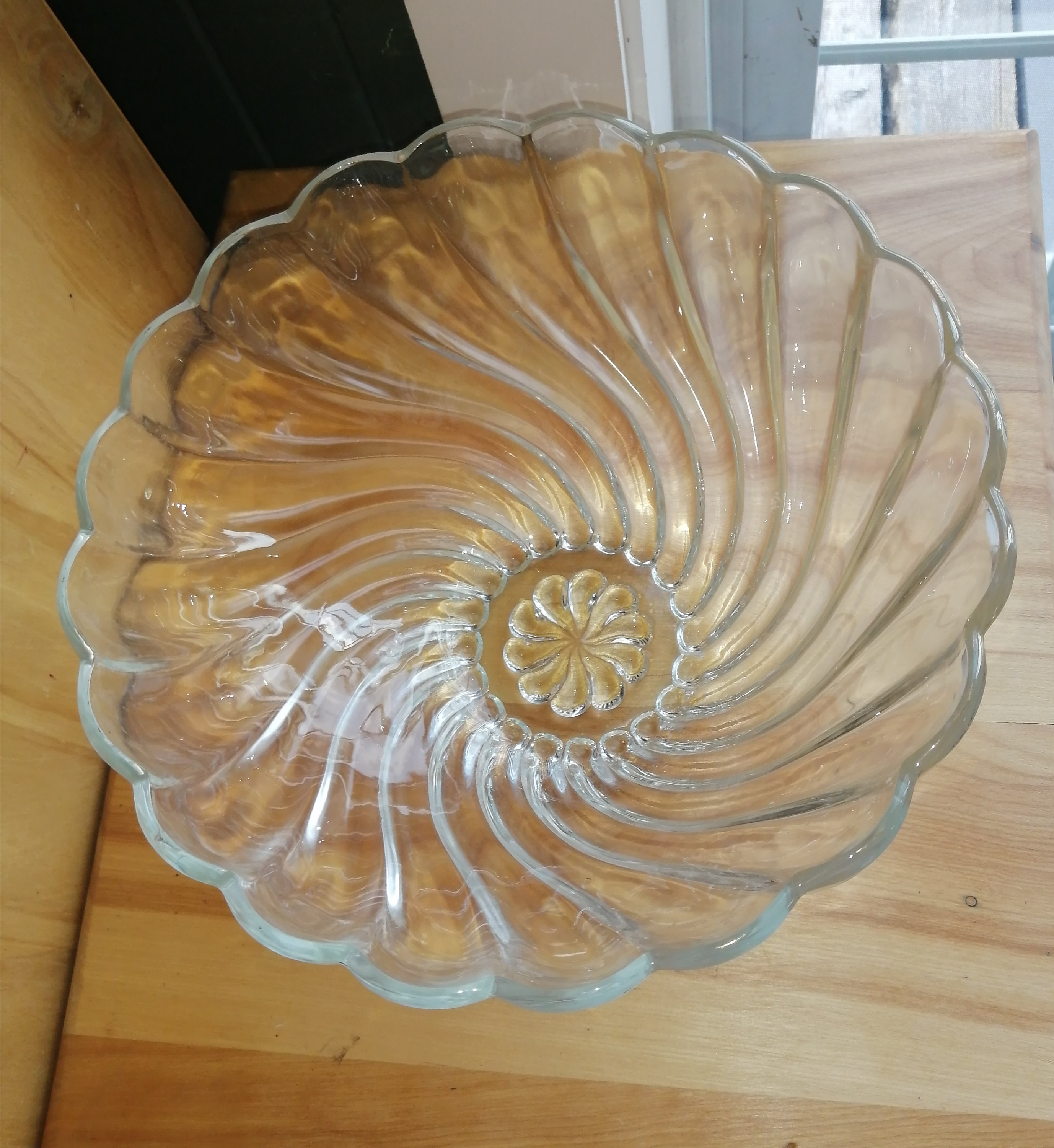 Hazel Atlas Colonial Swirl Punch Bowl NO CUPS - Etsy