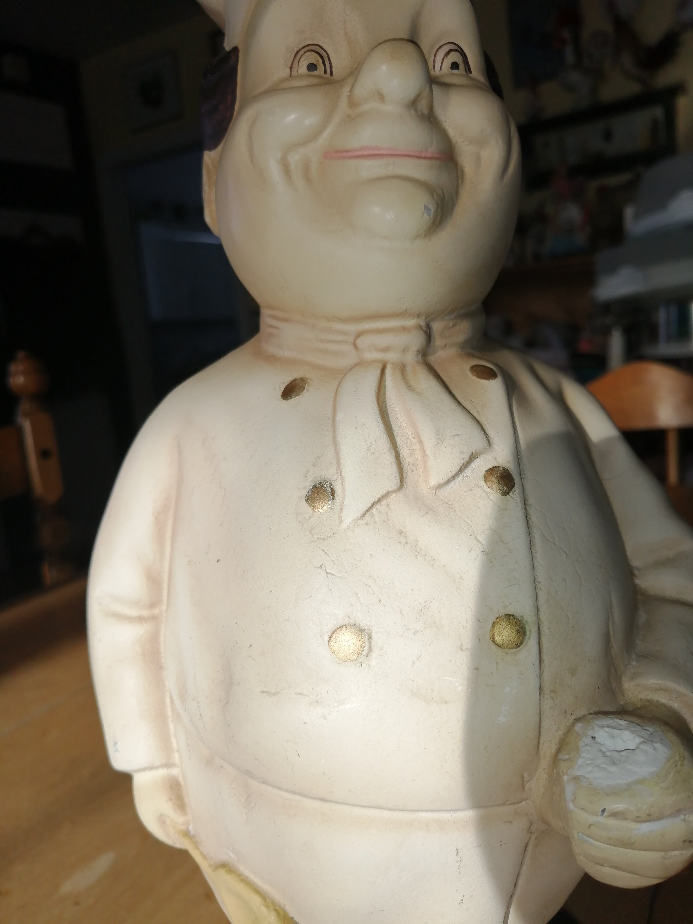 Statuette of Chef in Papier-mâché - Etsy