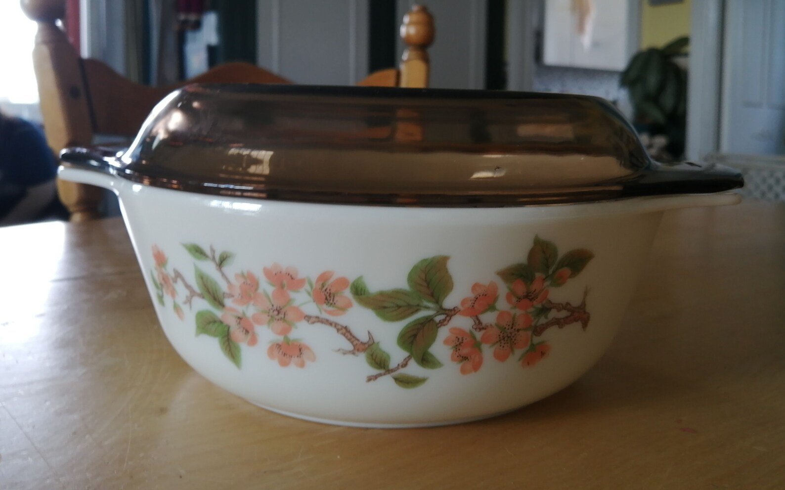 Pyrex Cherry Blossom Round Casserole Dish Lid Made in England - Etsy