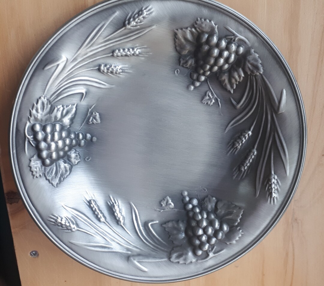 Embossed Metal Plate - Etsy