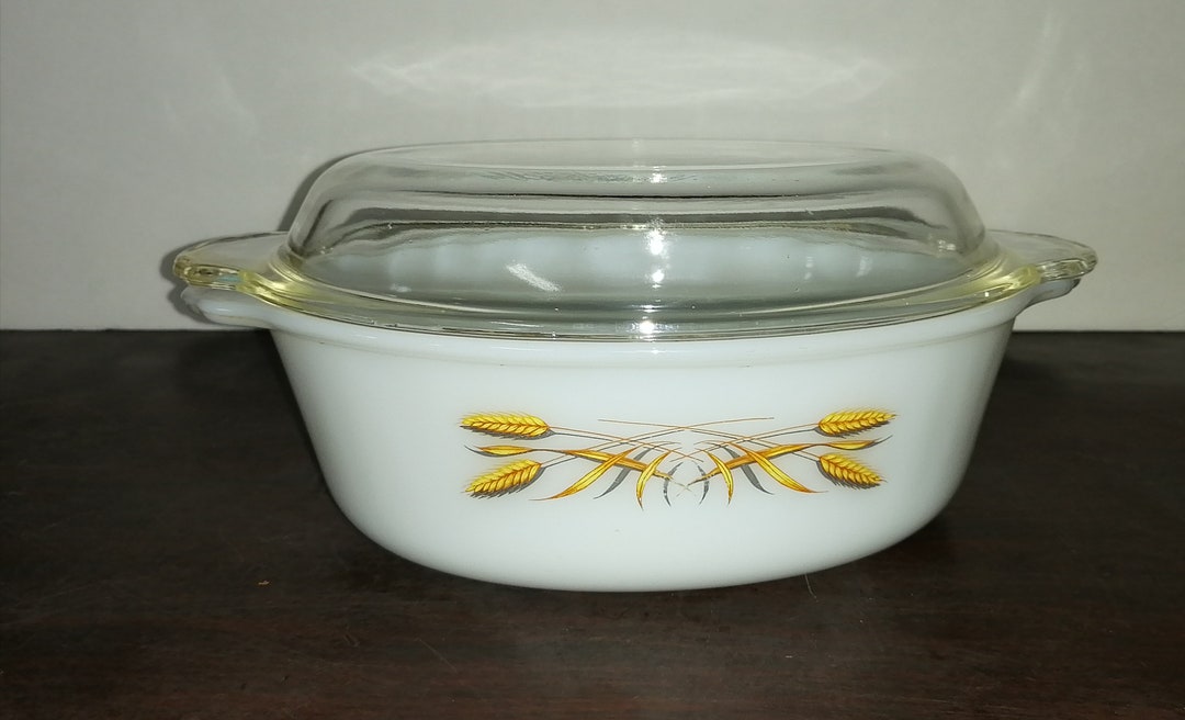 Anchor Hocking Fire King Golden Wheat Pattern 1 1/2 Qt No. 467 - Etsy