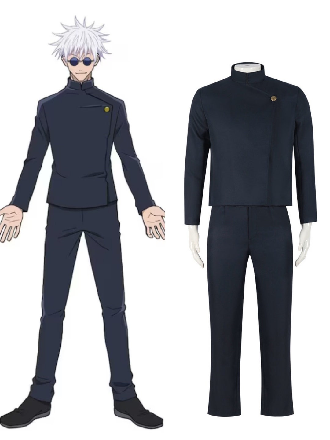 Jujutsu Kaisen Satoru Gojo Costume Cosplay - Etsy France