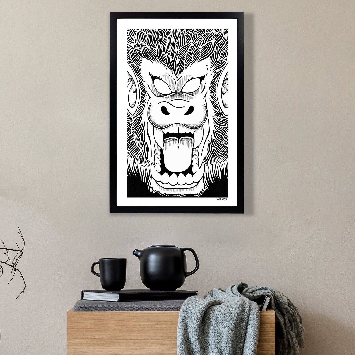 Dragonball Goku Ozaru Great Ape Form Drawing 11x17 - Etsy