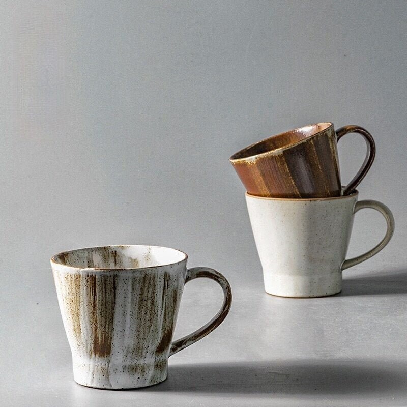 Taza de café de cerámica de inspiración vintage / 350 ML / | Etsy