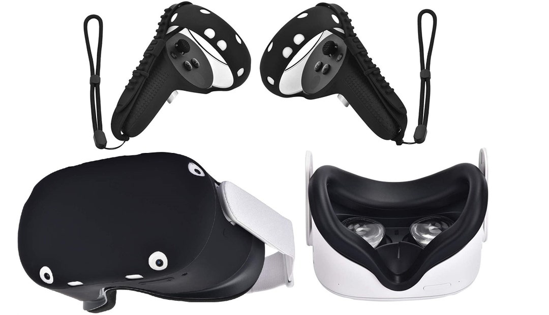 Oculus Quest 2 VR Bundle 3 Piece, Controller Covers, Headset Cover and ...