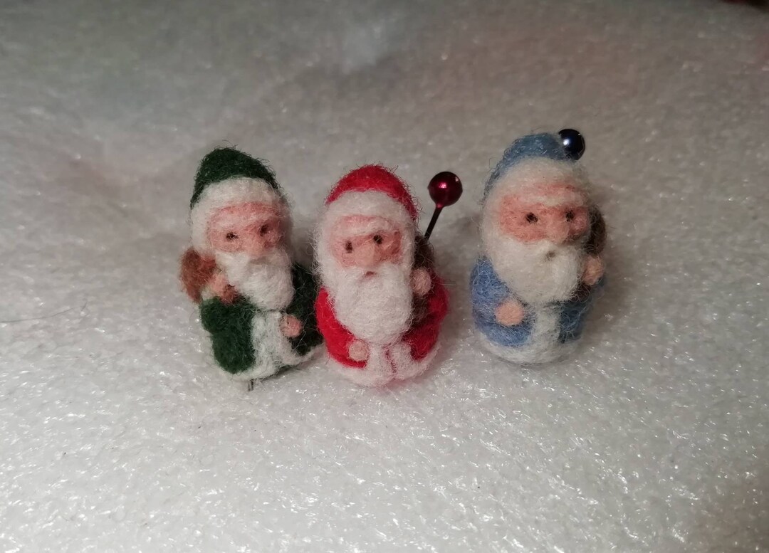 Tiny Santa Claus, Micro, Small Father Christmas, Approx 2cm Dollhouse ...