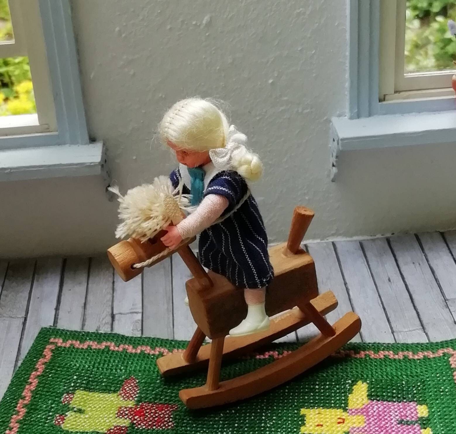 Poppenhuis Pop Caco Vintage Bending Doll Little Girl With - Etsy